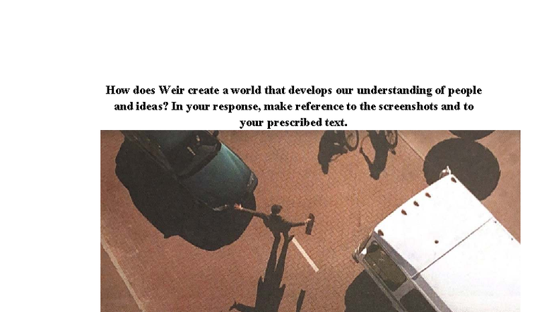 The Truman Show (1998) Essay: Exploring Control and Freedom - Studocu