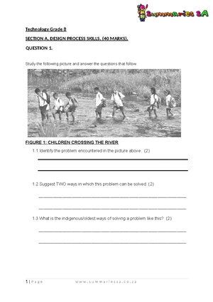 Grade 8 Technology June Exam & Memo 2023: Problem Solving Skills - Studocu