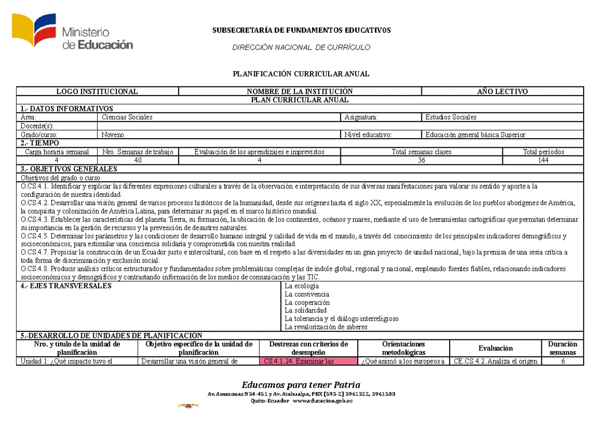 Formato informe anual de labores del tutor - INFORME ANUAL DE LABORES 2021 - 2022 DATOS ...