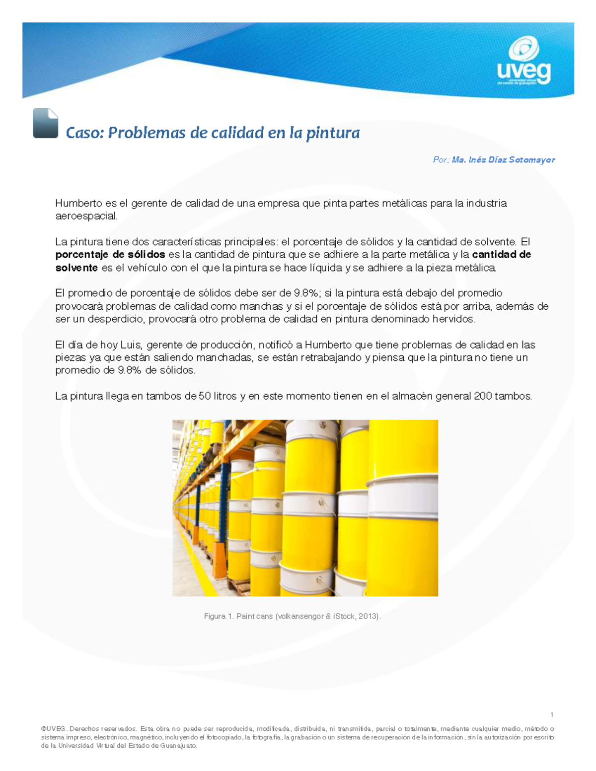 Caso: Problemas de Calidad en Pintura - Análisis y Soluciones - Studocu