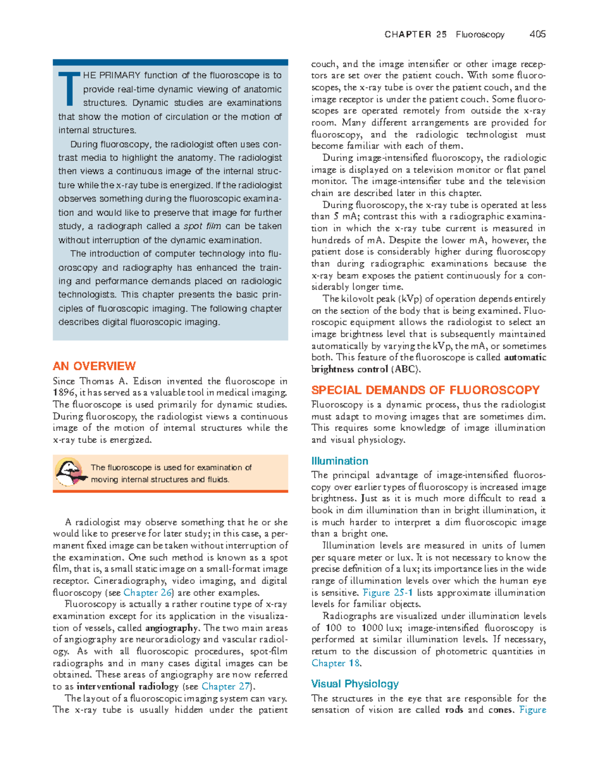 CHAPTER 25: Fluoroscopy Principles and Techniques in Medical Imaging ...