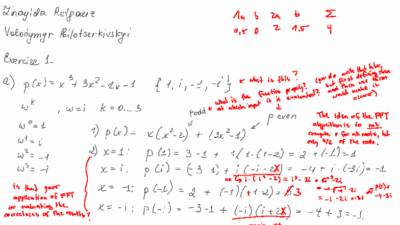 Uebung 6 241206 090301: FFT Algorithm Exercise Notes - Studocu