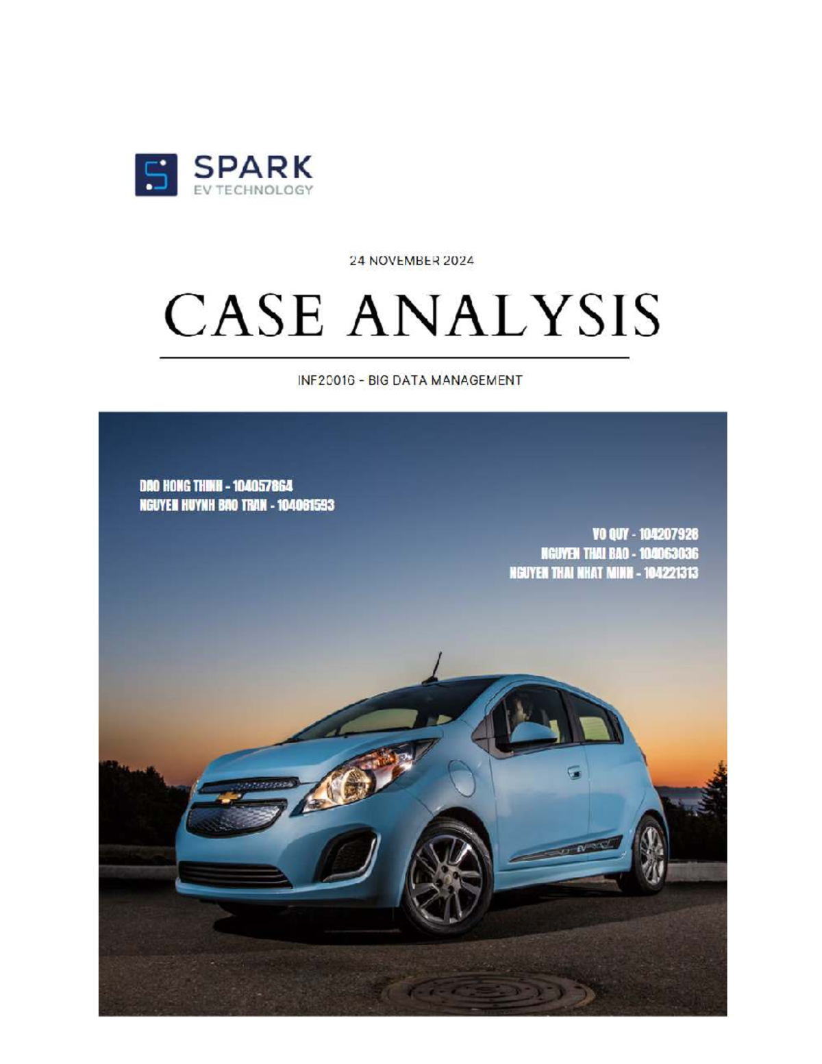 INF20016 - Executive Summary: Performance Analysis & Strategic ...