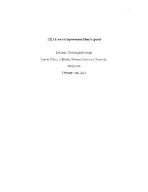 D225 - development plan - Western Governor’s University D225 Emerging ...