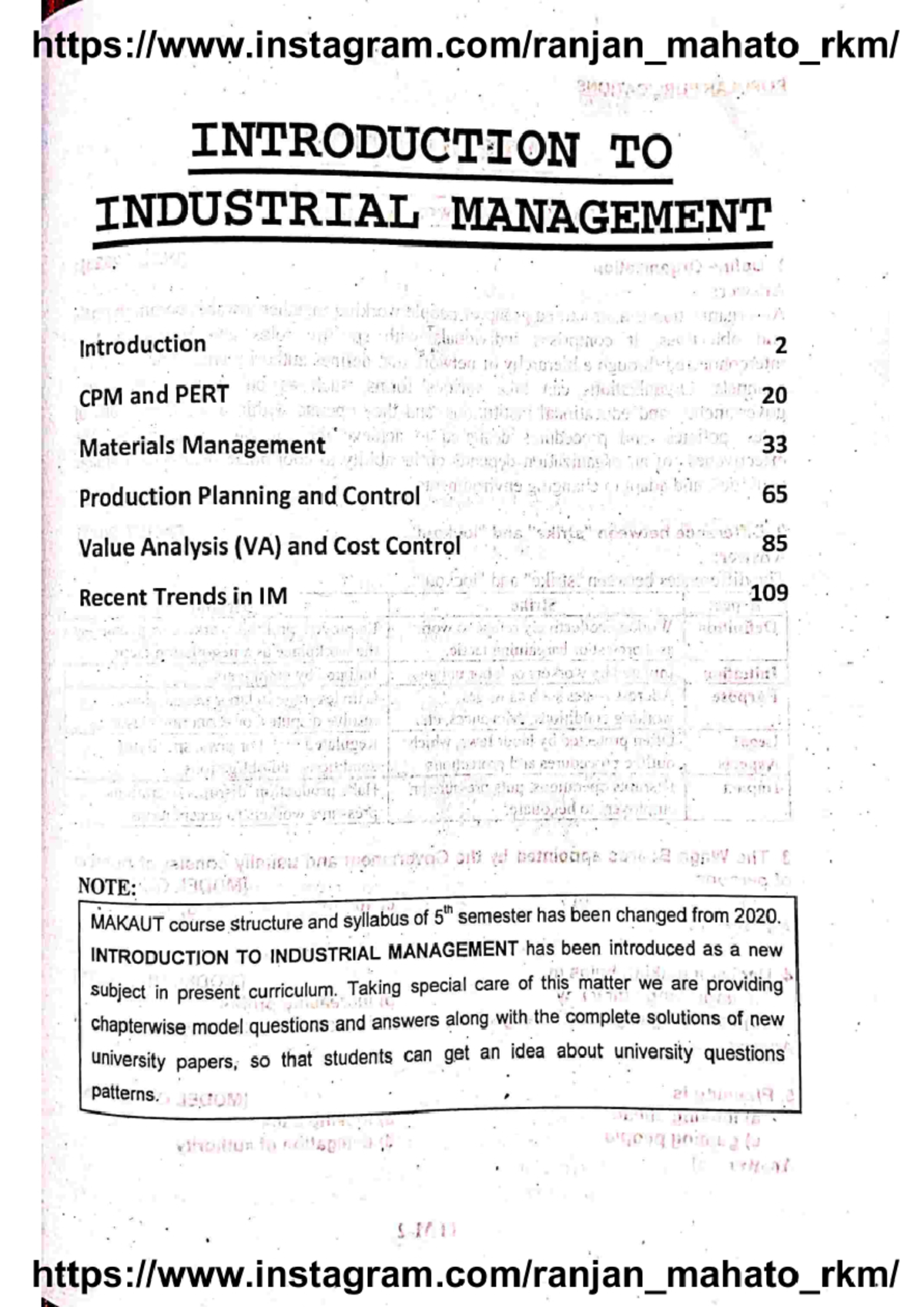 IIM Organiser - nothing - INTRODUCTION TO INDUSTRIAL MANAGEMENT ...