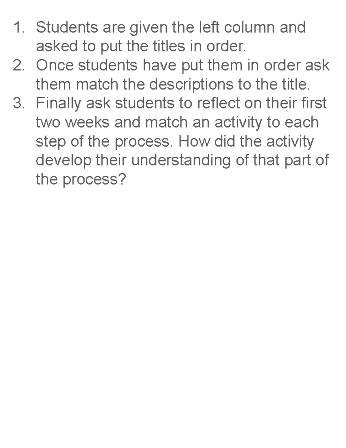 The Scientific Method - Card Sort Activity (Lab Report) - Studocu