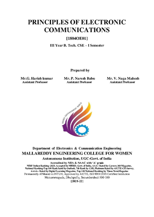 CD Unit-1 Notes - Compiler Design Unit-I Notes UNIT - I Introduction ...