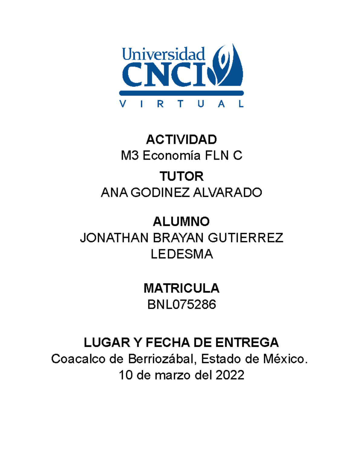 M3 Economia FLN C Actividad 1 - ACTIVIDAD M3 Economía FLN C TUTOR ANA ...