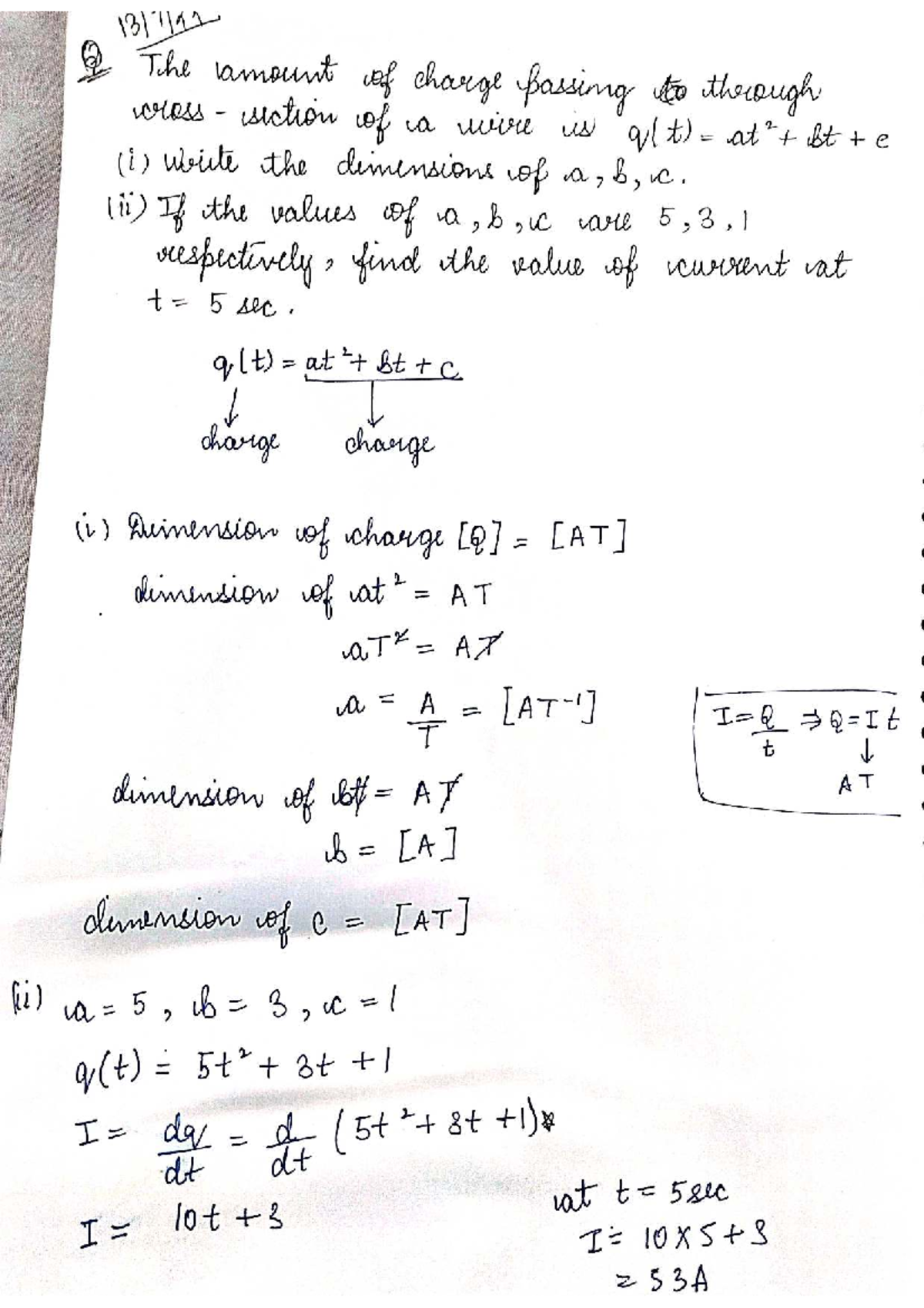 Current Electricity Notes - Class 12 (Pa) - Studocu