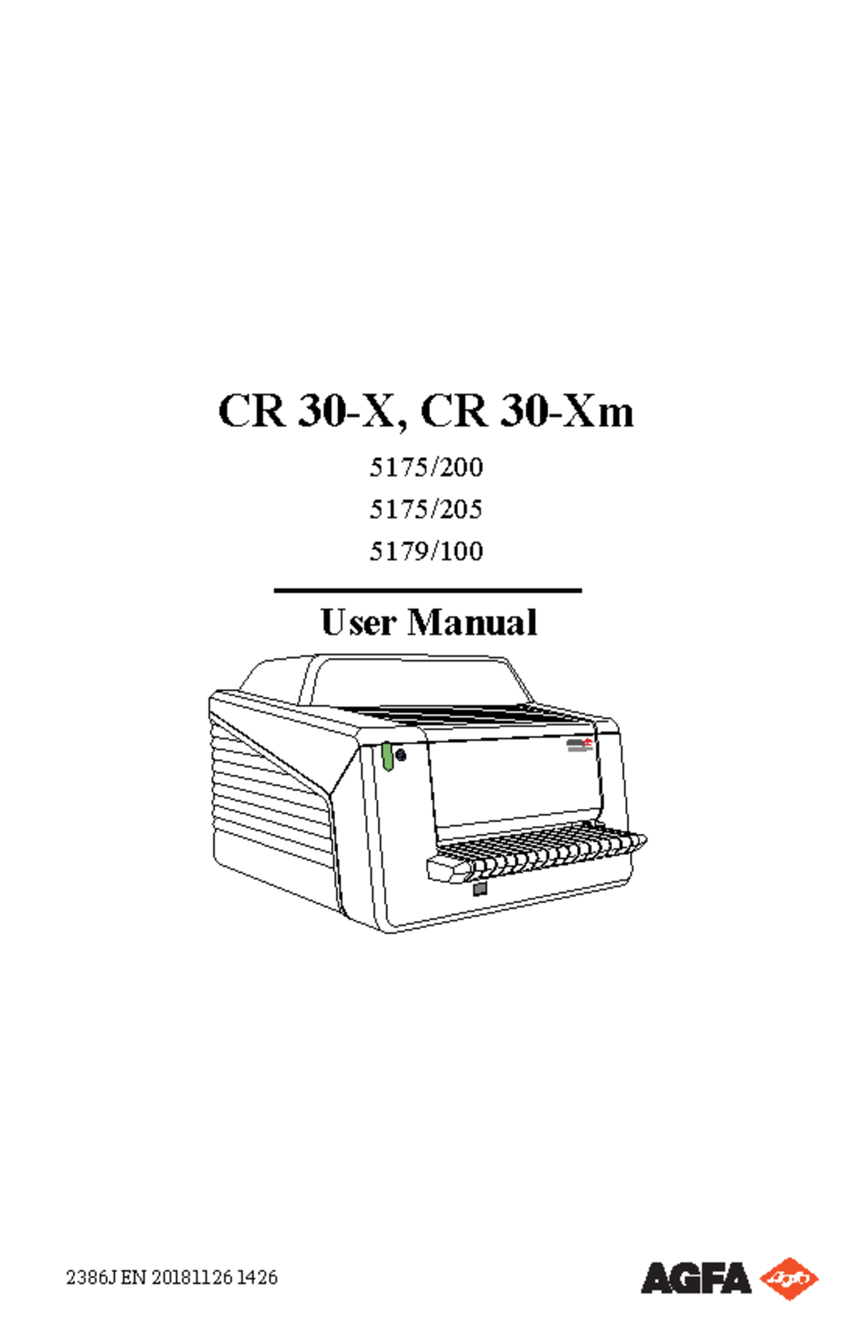 CR 30-X User Manual 2386J: Comprehensive Guide for Users - Studocu