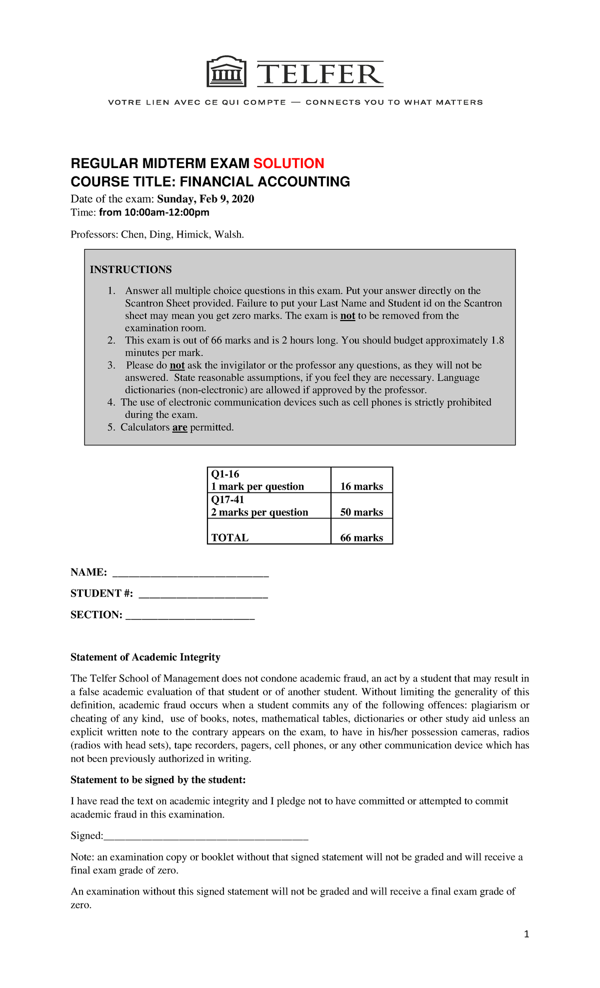 Midterm 9 February 2020, answers - Warning: TT: undefined function: 32 Warning: TT: undefined ...