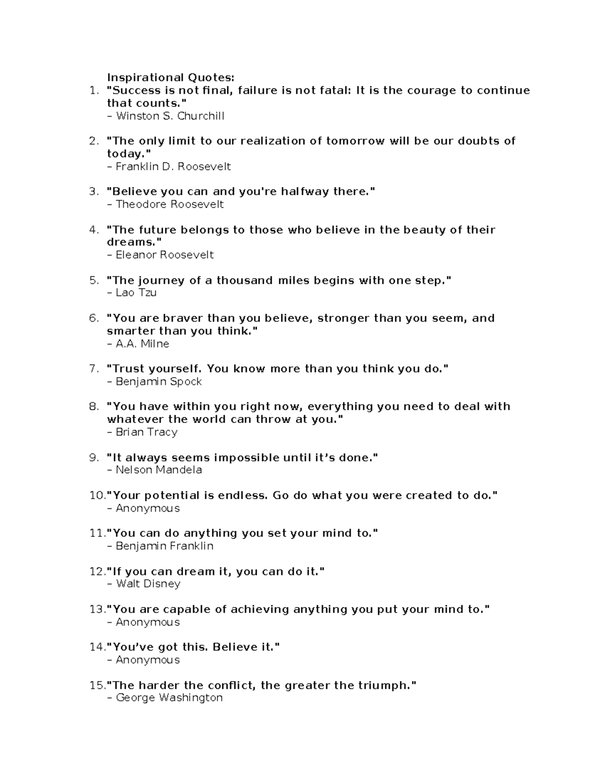 Inspirational Quotes for Bar Exam Takers: Motivational Wisdom - Studocu