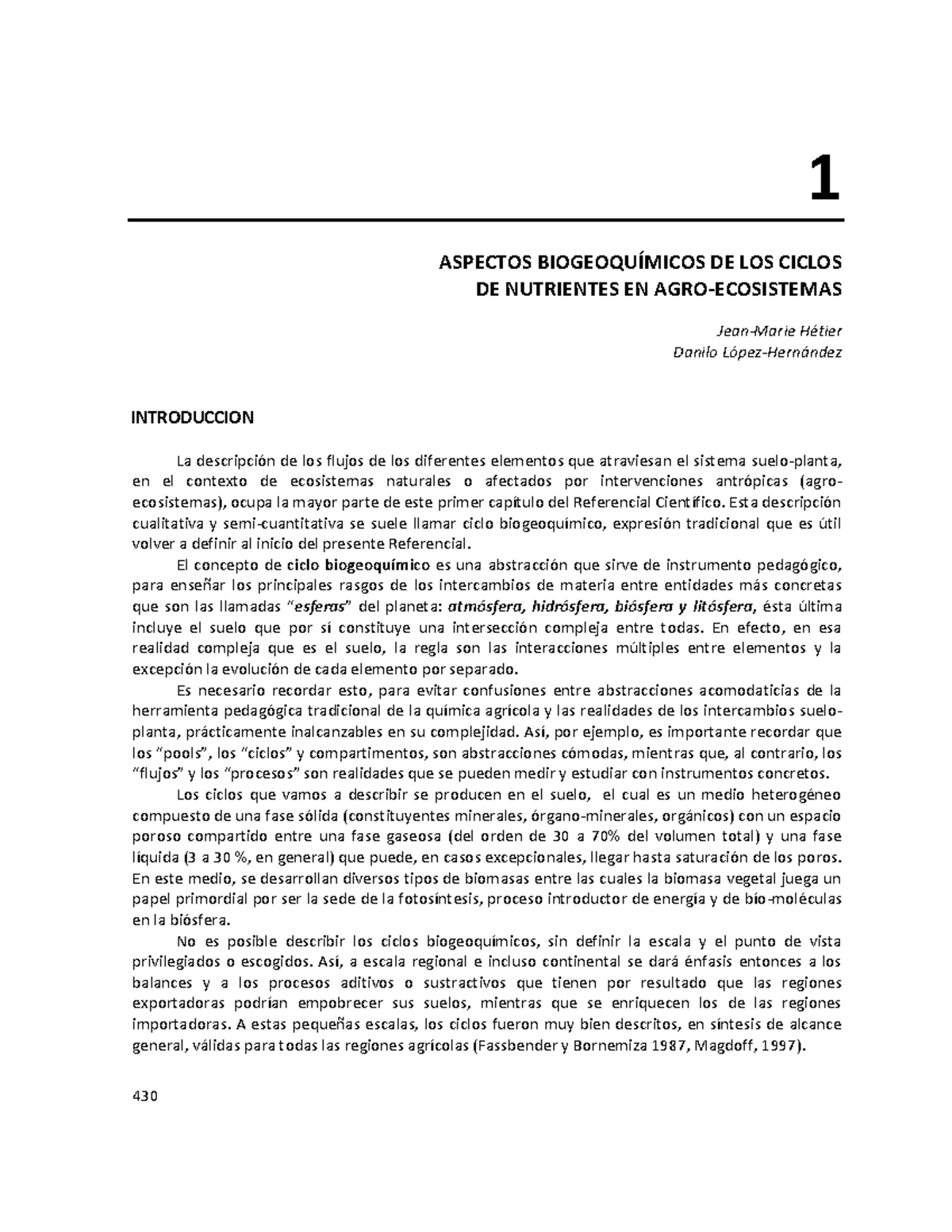 010065643 - Aspectos Biogeoquímicos en Ciclos de Nutrientes en ...