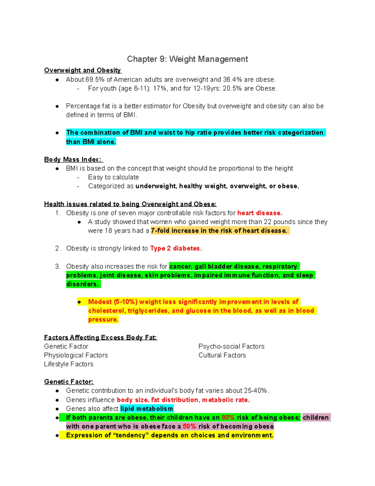 Chapter 6: Body Composition - Chapter 6: Body Composition The human ...