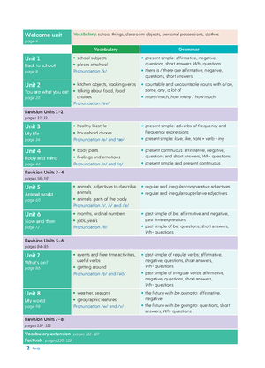 Together kl5 U3 Unit Test Group A - Listening, Vocabulary, Grammar ...