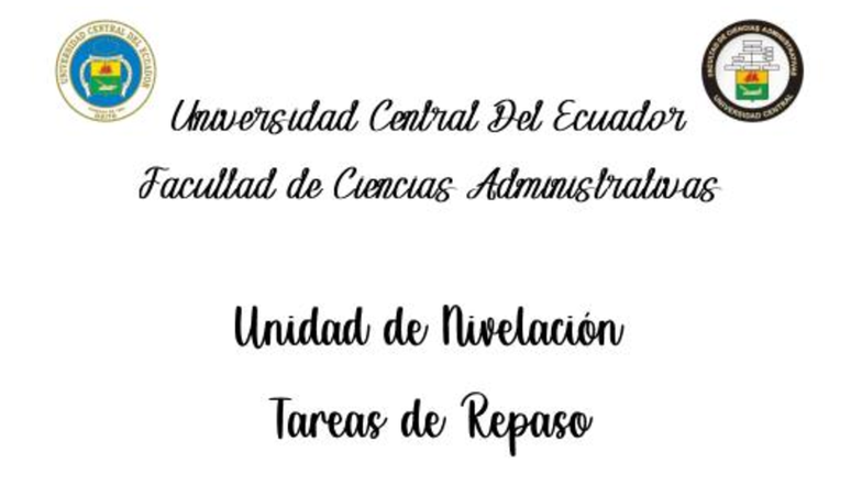 Tareas de Repaso Actualizadas: Comercio y Contabilidad - Studocu