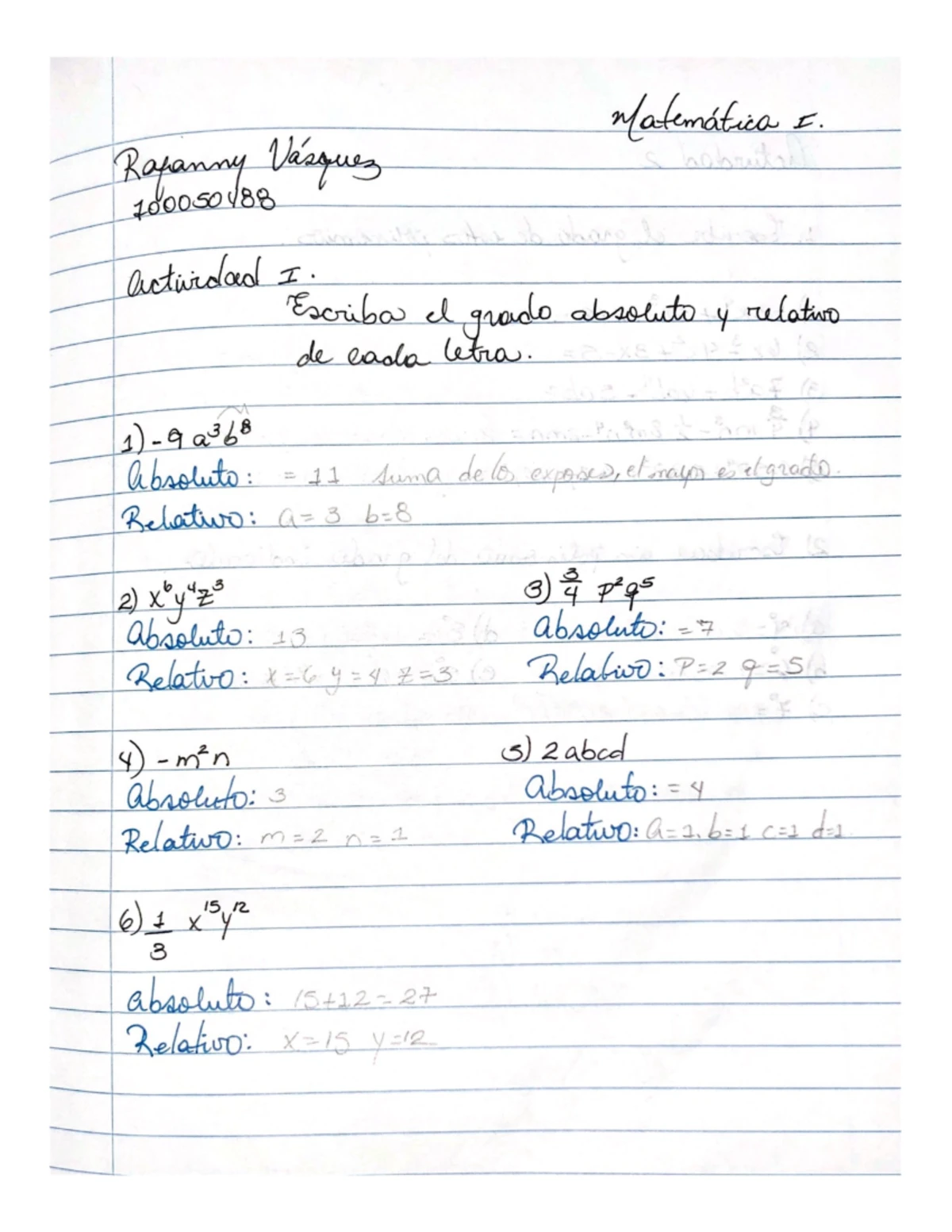 Actividad V: Simplificación de Expresiones Algebraicas en Matemática Básica - Studocu