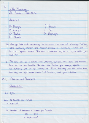 Grade 11 LIFE Sciences Remote learning booklet - Terms 1 - 4 - REMOTE ...