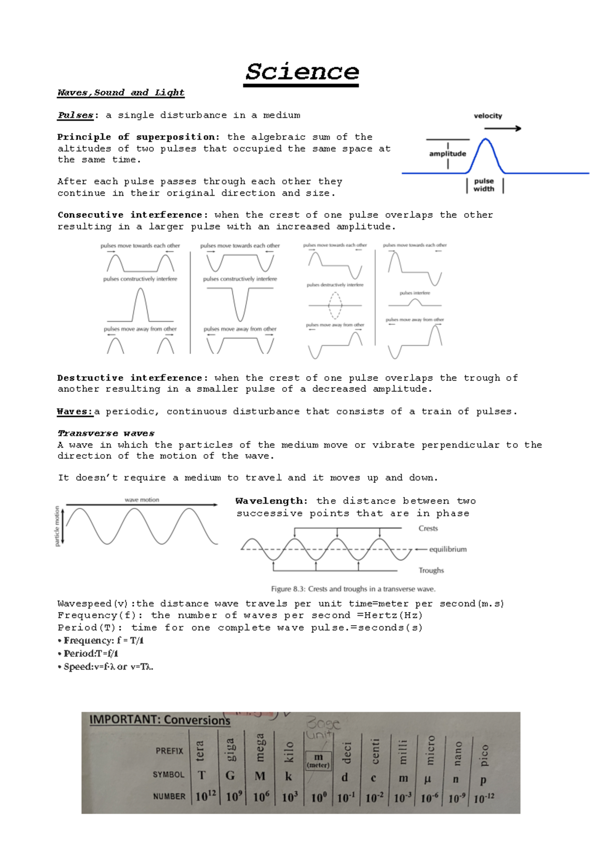 Blank 4 - Sound light & waves, electromagnetic radiation ...