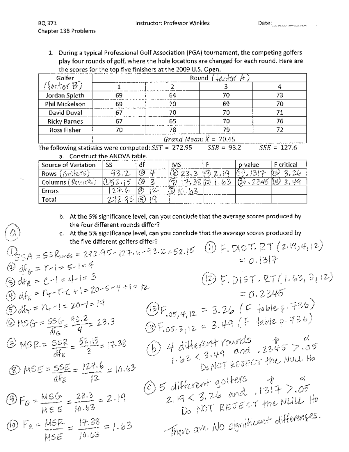 Chapter 13 Worksheet Solutions - Detailed Explanations and Answers ...
