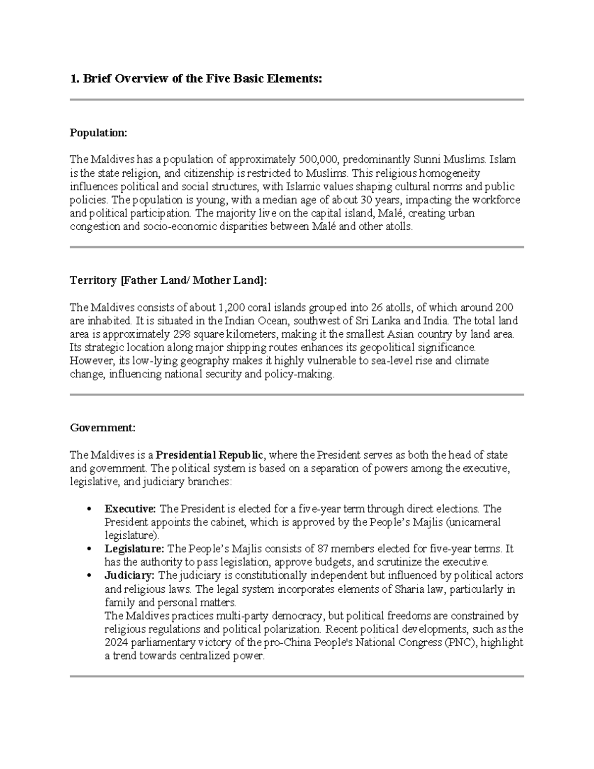 NOS indivisual assingment - 1. Brief Overview of the Five Basic ...