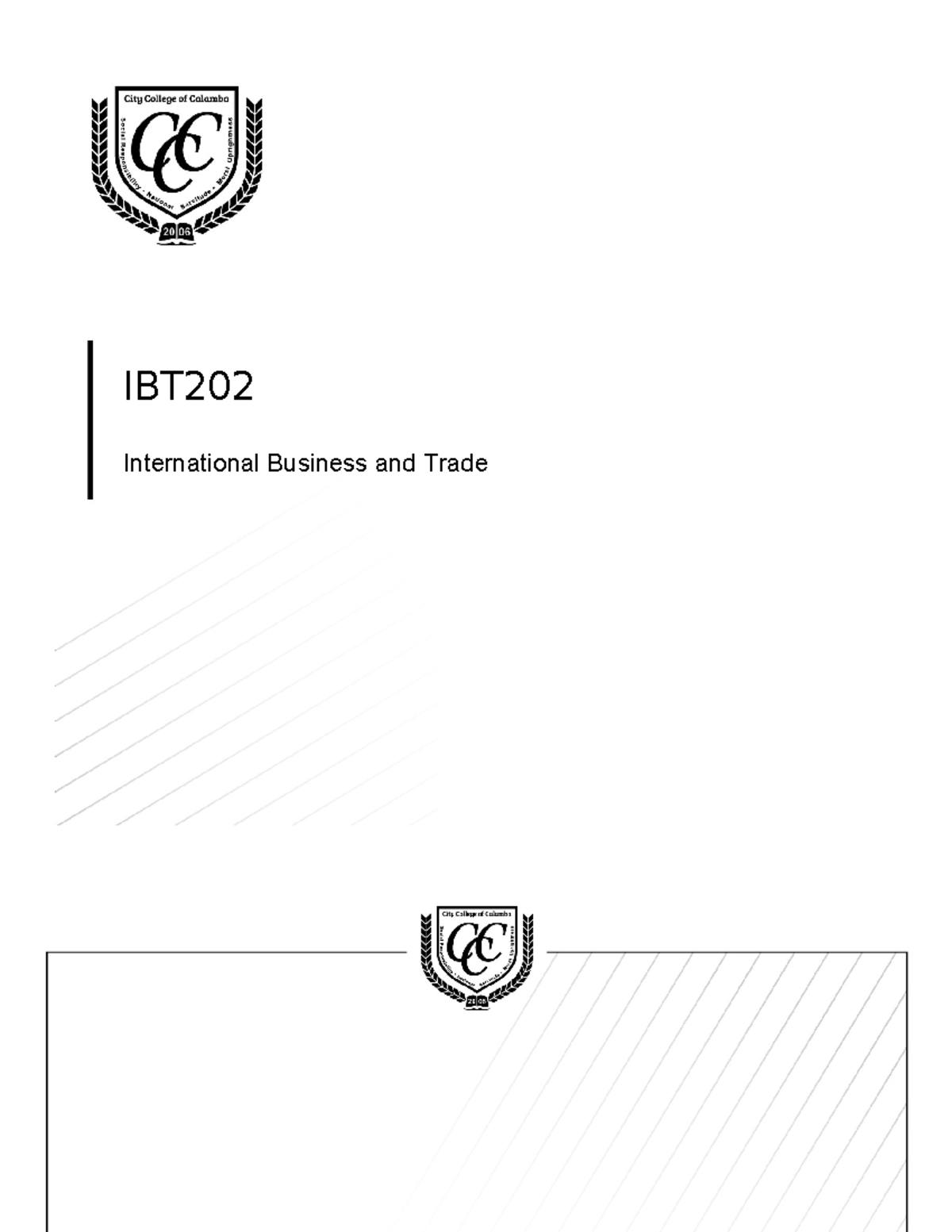 IBT202Module-Finals - Lecture - IBT International Business and Trade ...