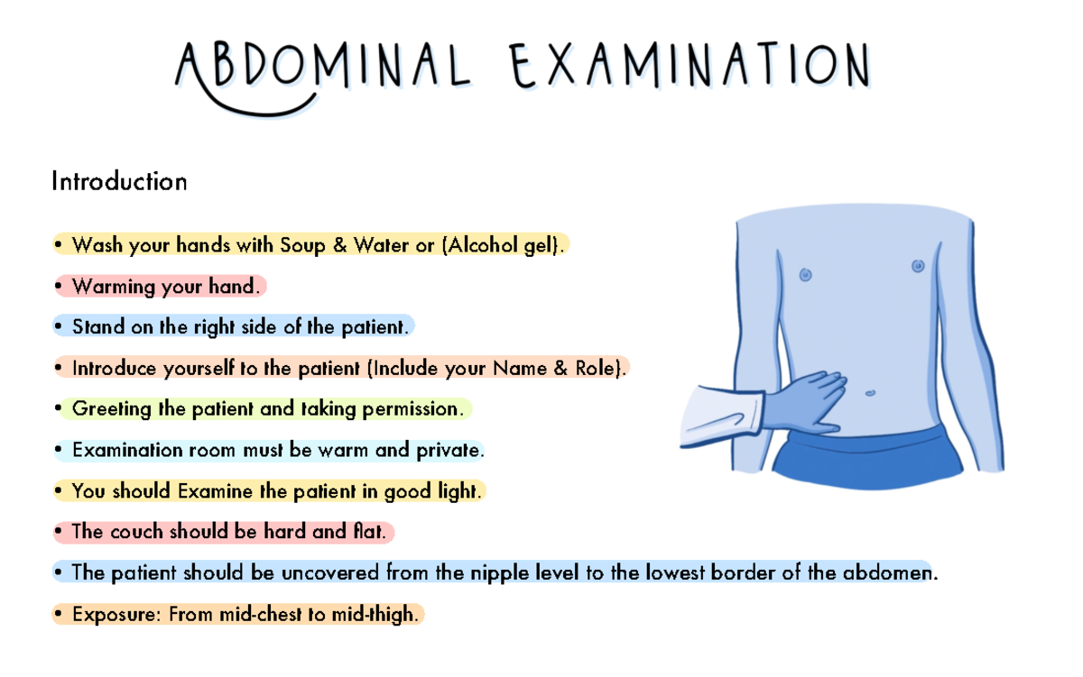 4-Week-4-Abdominal-Examination 2 - Wash your hands with Soup & Water or ...