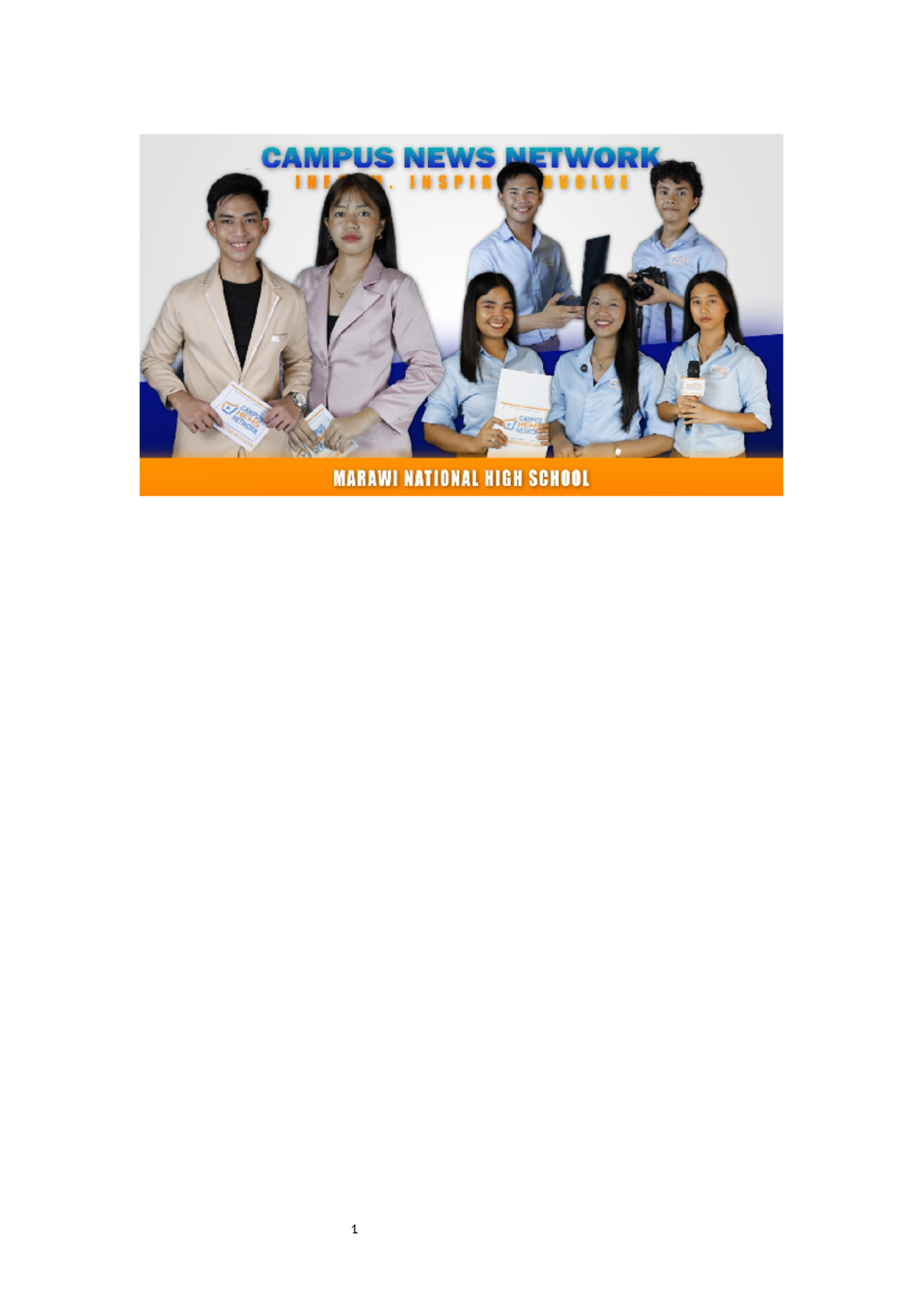 TV Broadcast Script: Inclusive Education & Flood Control Issues (CNN 11 ...