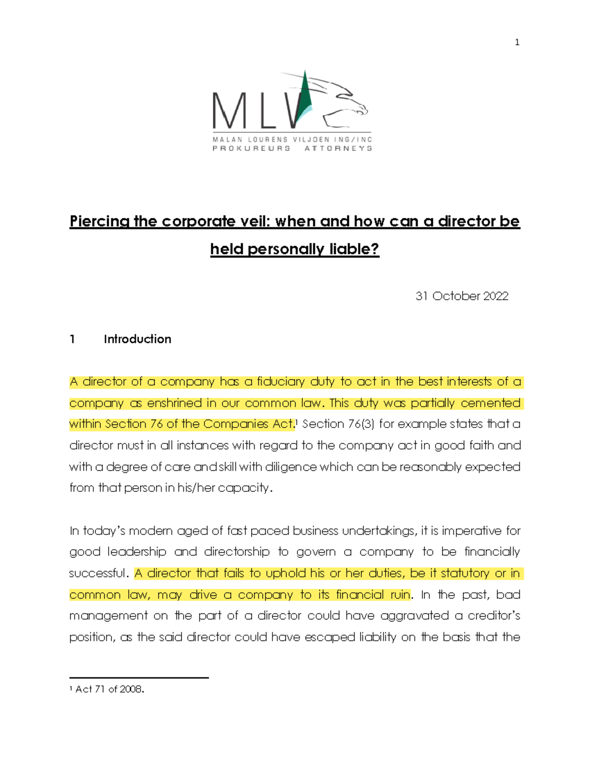 When Can Directors Be Personally Liable? Case Study & Legal Insights ...