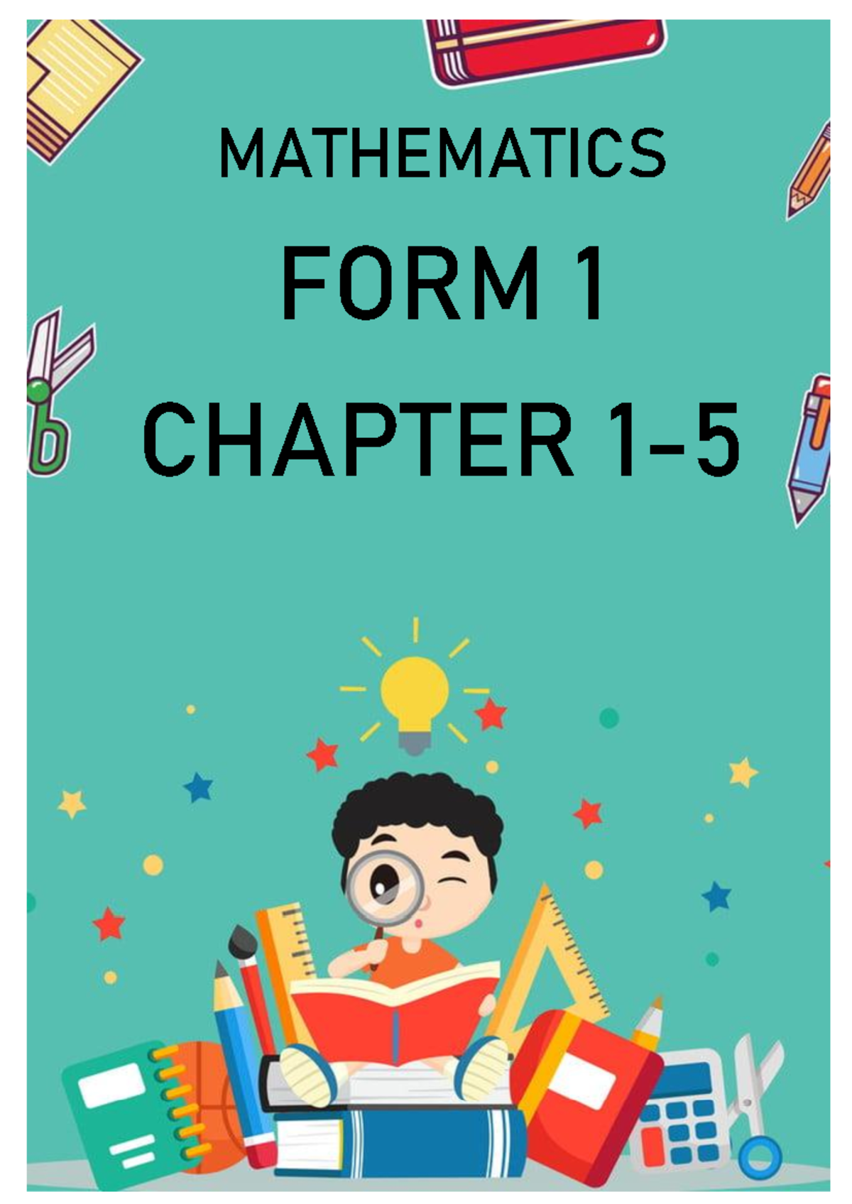 Mathematics FORM 1 Chapter Notes by Elly 1G - Studocu