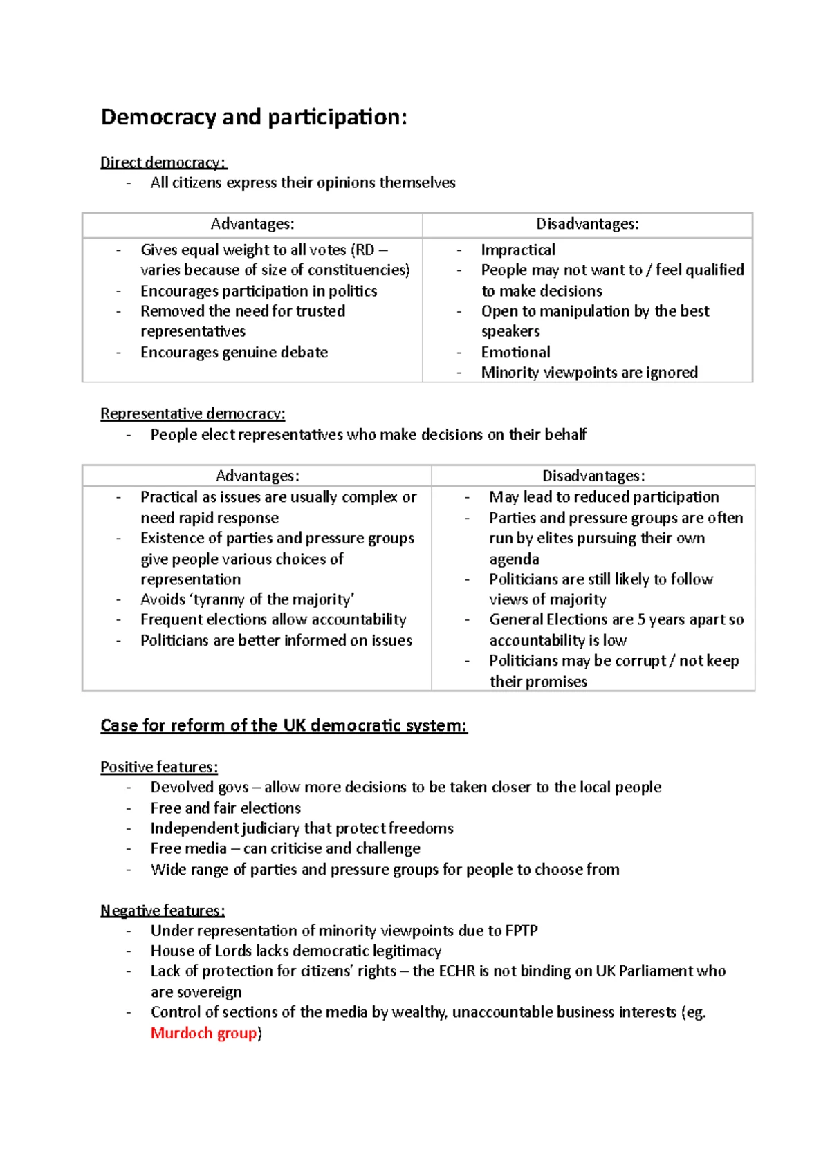 A Level Politics: Understanding the Nature & Sources of the UK ...