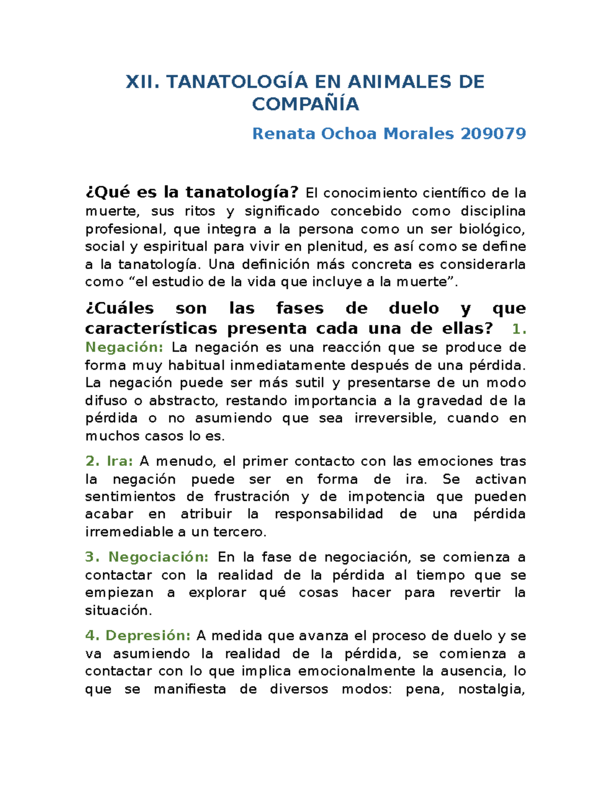 XII- Tanatología en animales de compañía - XII. TANATOLOGÍA EN ANIMALES ...