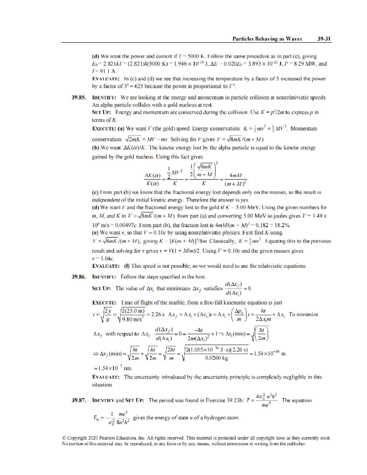 University Physics (PHYS 101) - Particles as Waves & Energy Conservation - Studocu