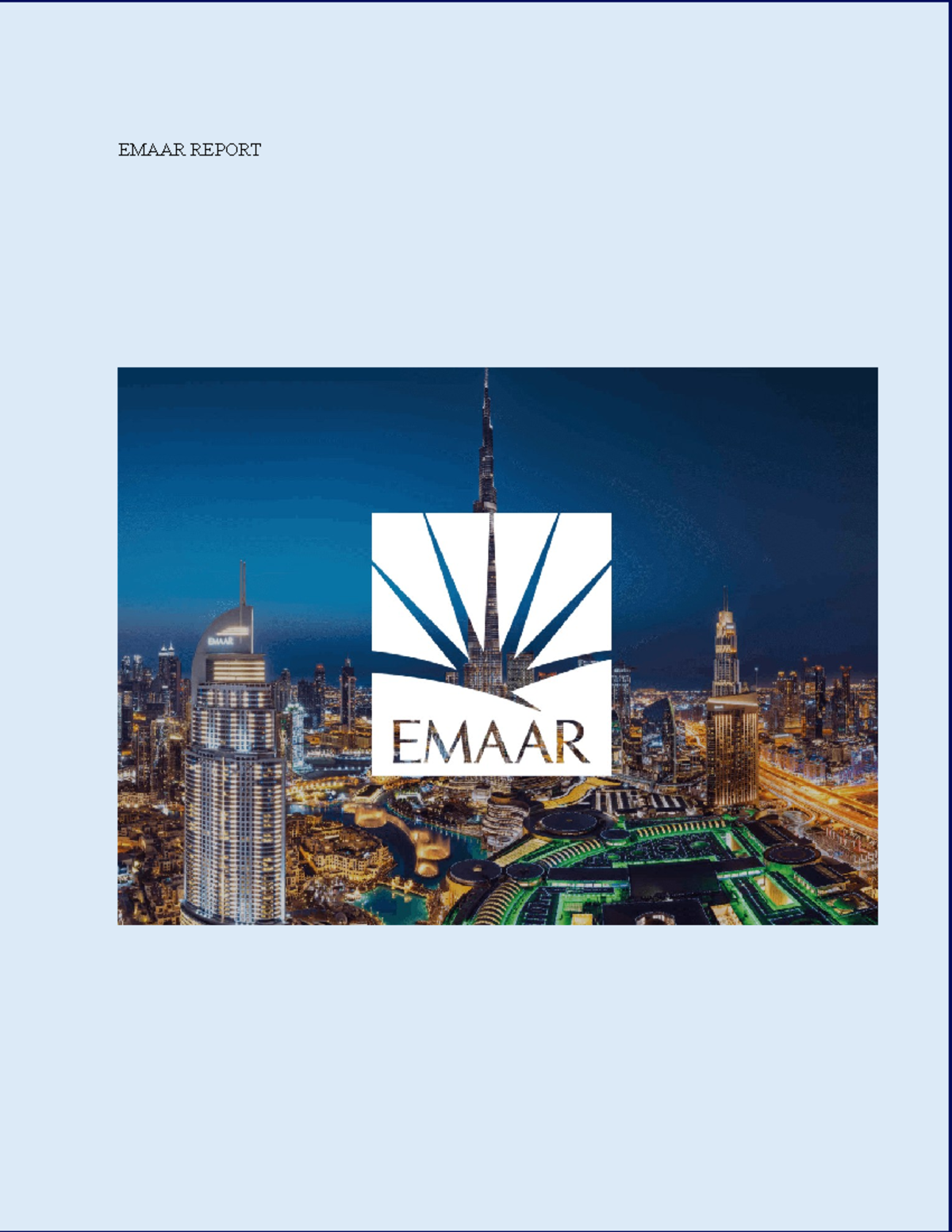 EMAAR Properties PJSC: Strategic Analysis & Future Directions Report ...