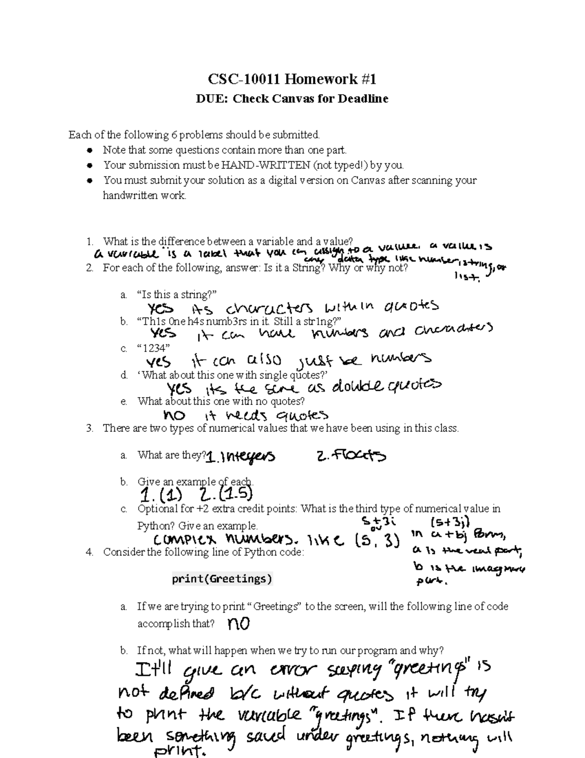 HW1 - Python Homework 3: Submission Guidelines and Questions - Studocu