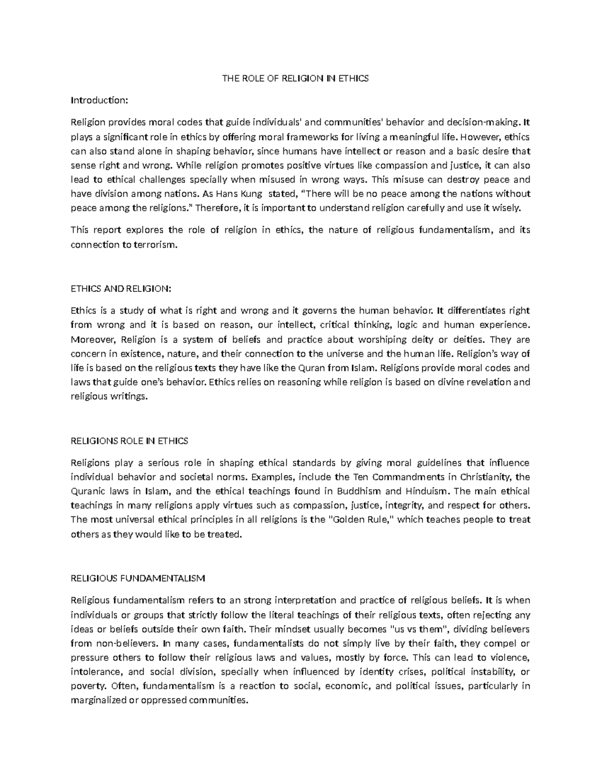 The Role of Religion in Ethics: Understanding Its Impact and Challenges ...