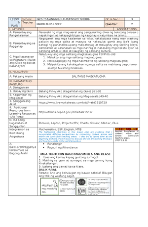 DLP - MATH 3 - Sorting, classifying, organizing data in tabular form ...