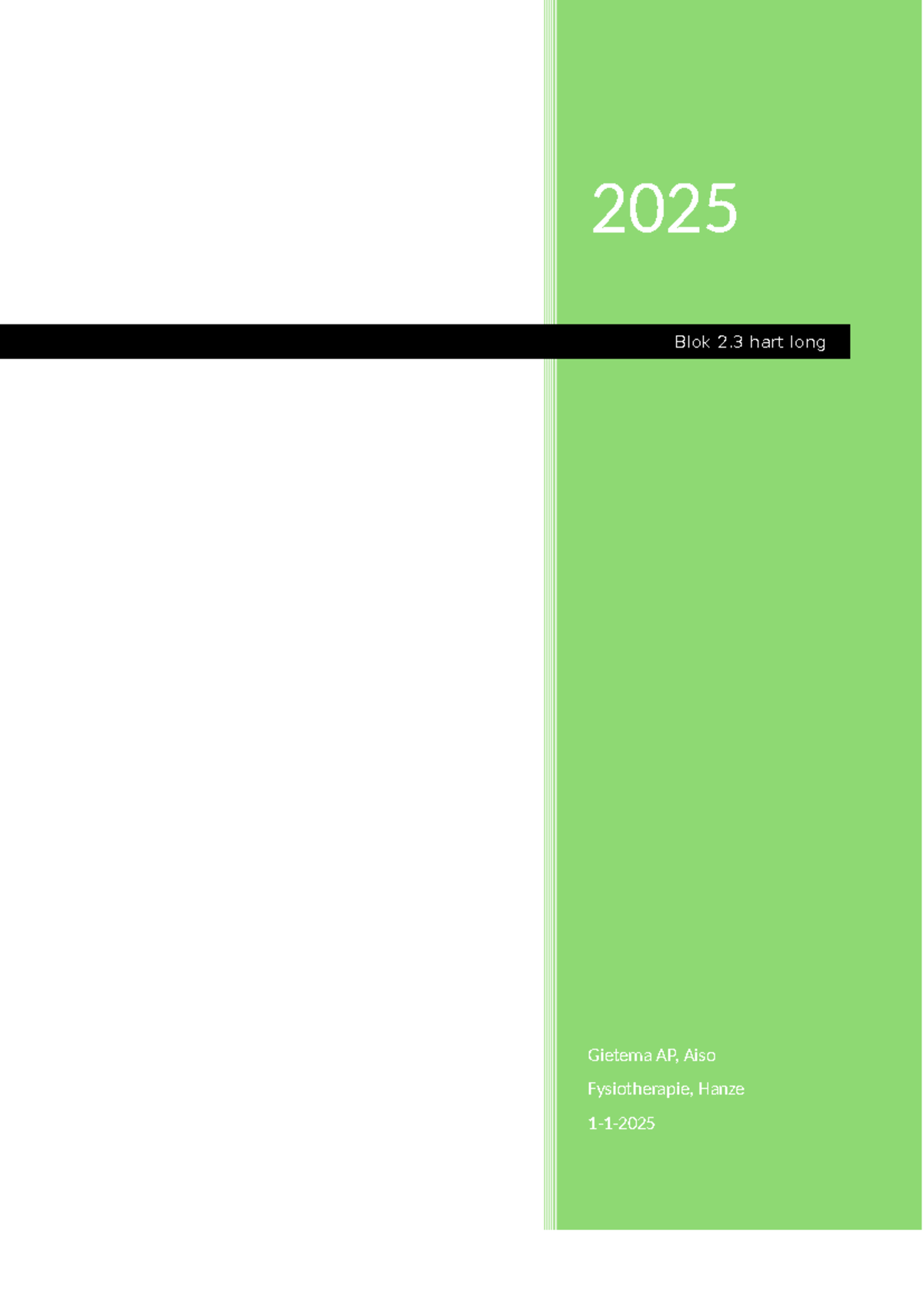Cardiale Revalidatie: Fasen, Doelen en Onderzoek (FT 2025) - Studeersnel