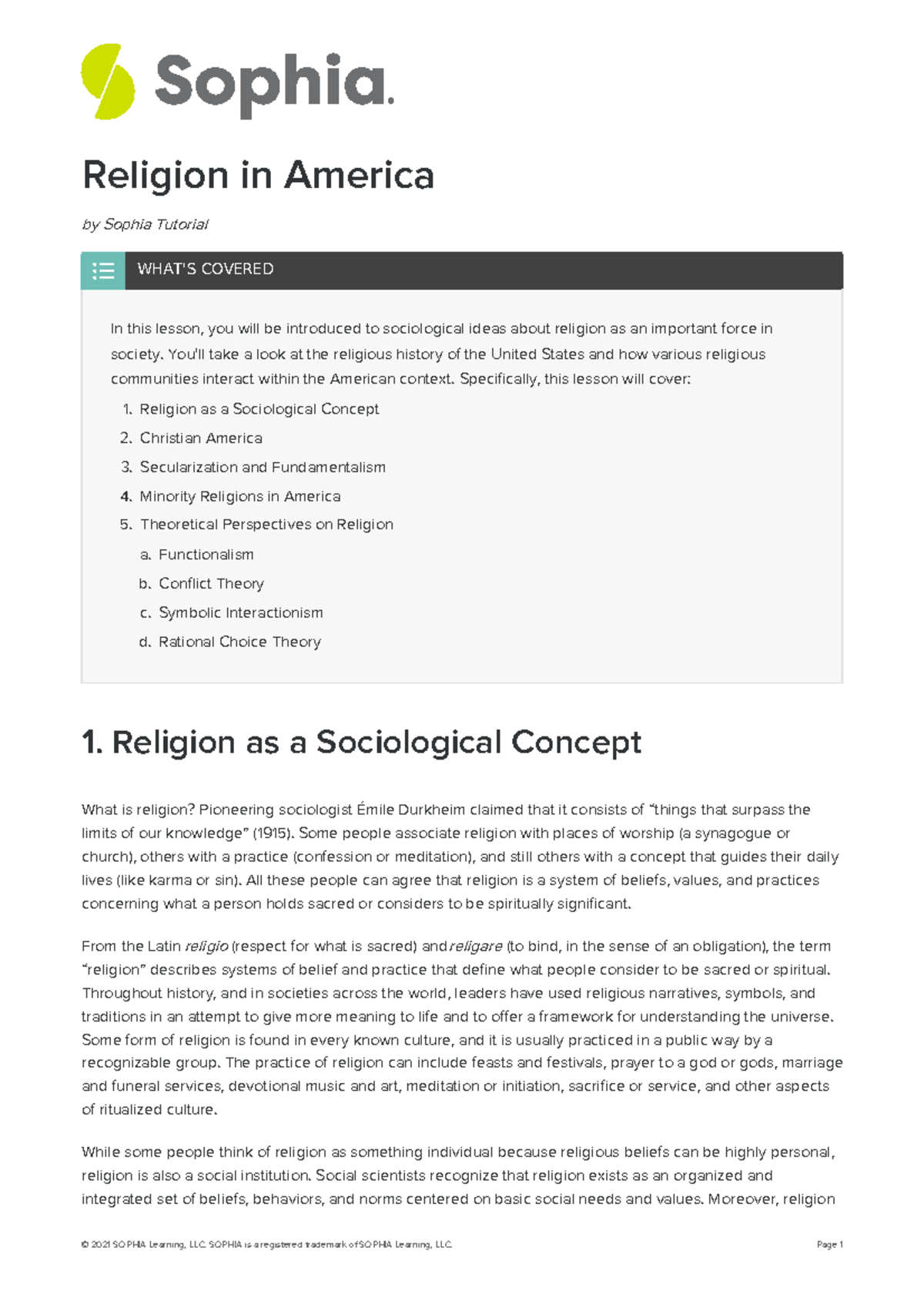 Religion-in-america - Unit 3 Challenge 1 - Religion in America by ...
