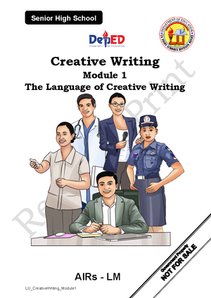 CW Q1 Mod3 - Module - Creative Writing Module 3 Applying Various ...
