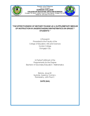 Module 2: Review of Mathematical and Physics Concepts for EDU SCI01A - Studocu