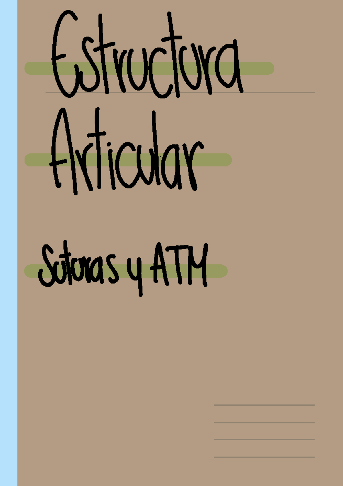 Estructura Articular y Suturas de la ATM - Anatomía General - Studocu