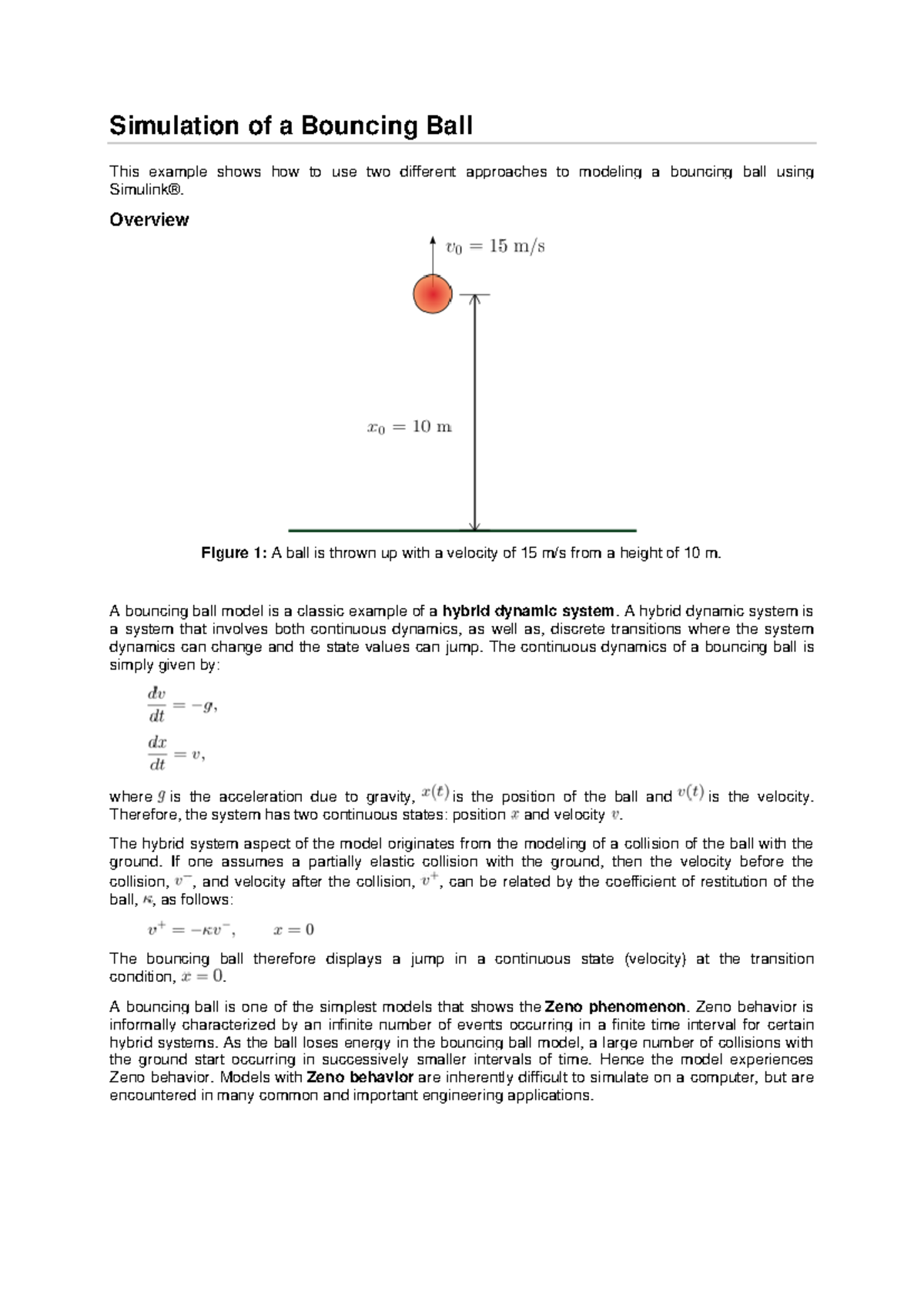A CURS LAB: Modeling a Bouncing Ball Simulation - Studocu