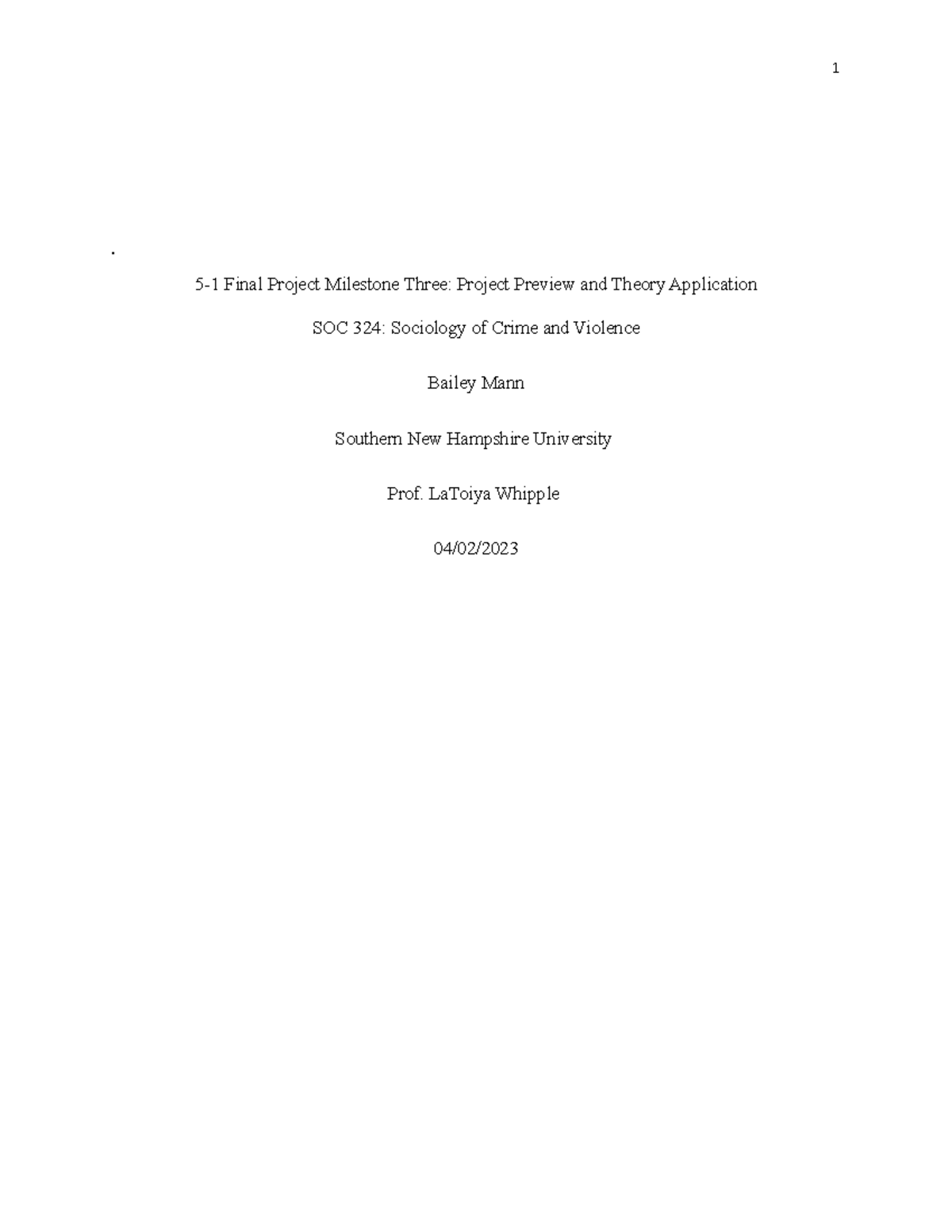SOC 324 Final Project Milestone 3: Examining Campus Sexual Assault ...