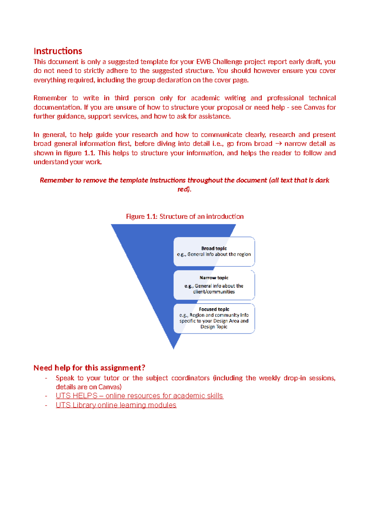 EWB Challenge Project A2 Proposal Template for Early Draft - Studocu