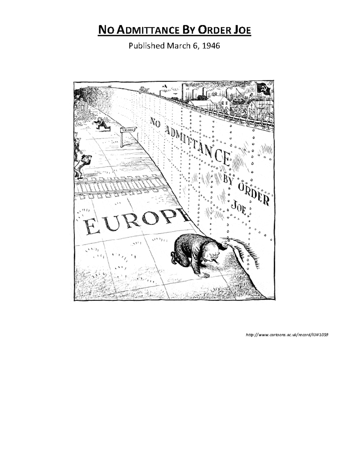 Political Cartoons of the Cold War Era: A Visual Analysis - Studocu