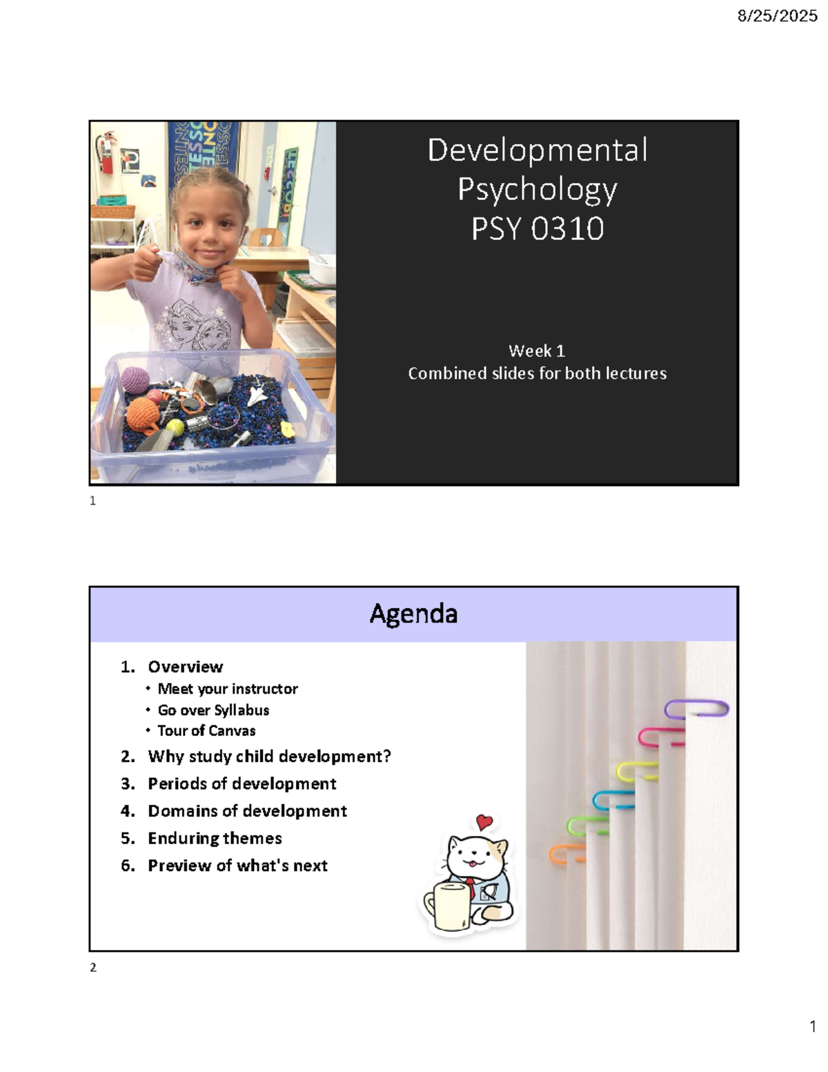 Child Development Insights: Nature, Nurture, and Society - PSY 0310 ...