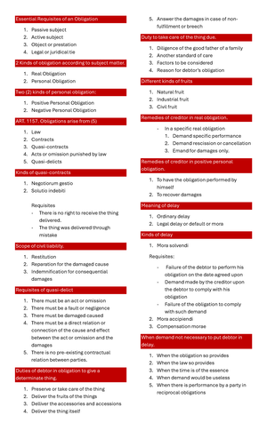 Article 1207-1210 - notes - ARTICLE 1207 Joint and Solidary Obligations ...