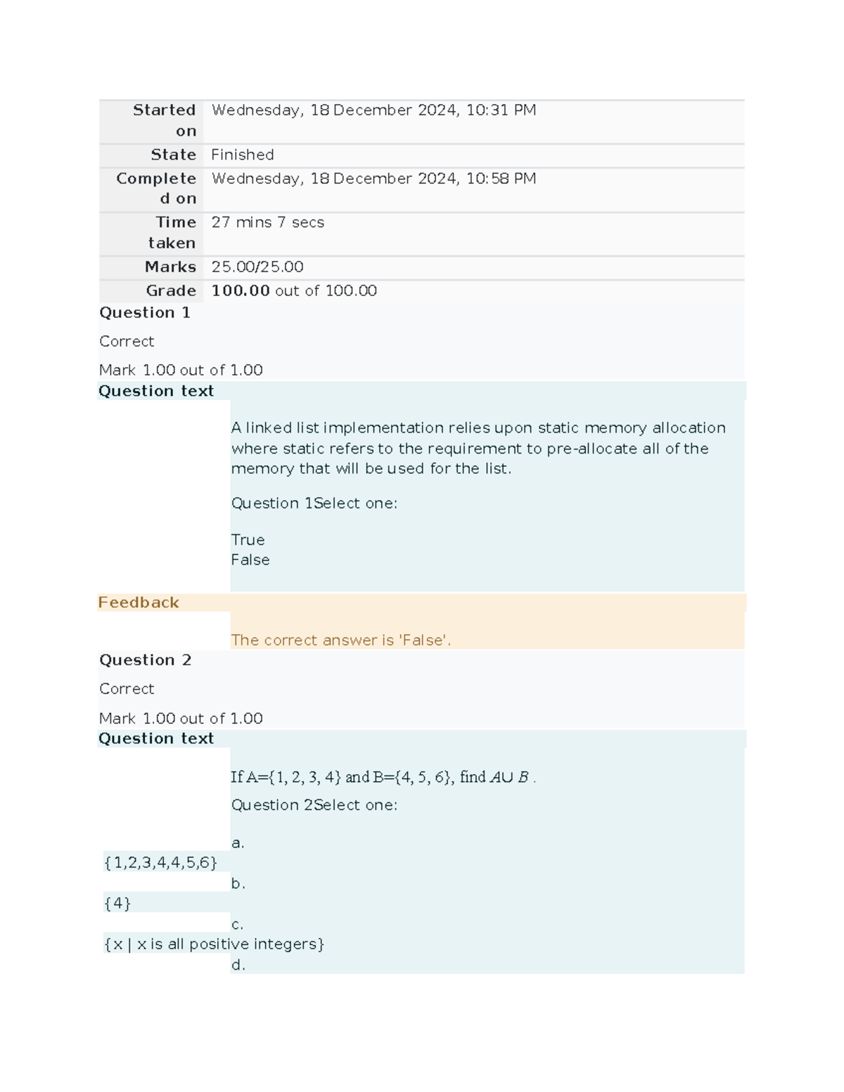 CS 3303 Unit 5 Quiz Revision and Review Notes - Studocu