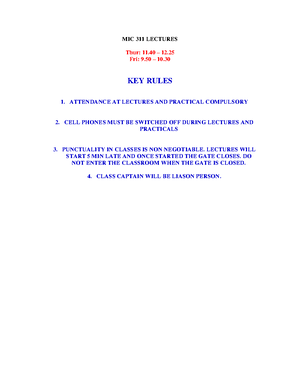 MIC 311 Practical 3 - Microbiology - MIC 311 PRACTICAL 3: Microbial ...